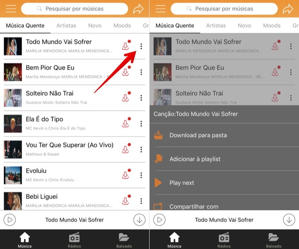 Como usar o Young Radio Pro para ouvir música offline grátis no iPhone