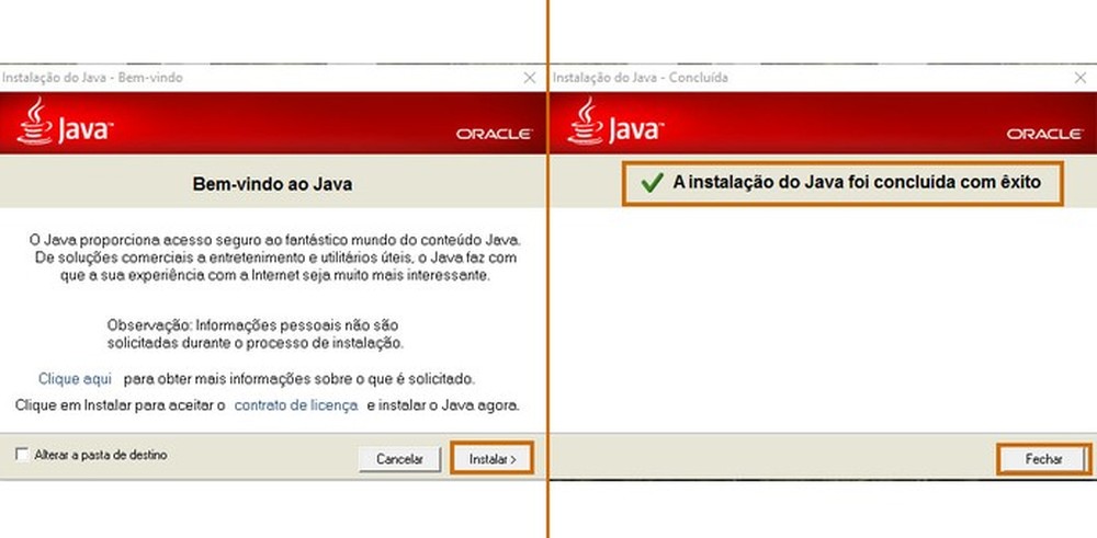 Versões anteriores do Java; saiba como instalar, remover e atualizar