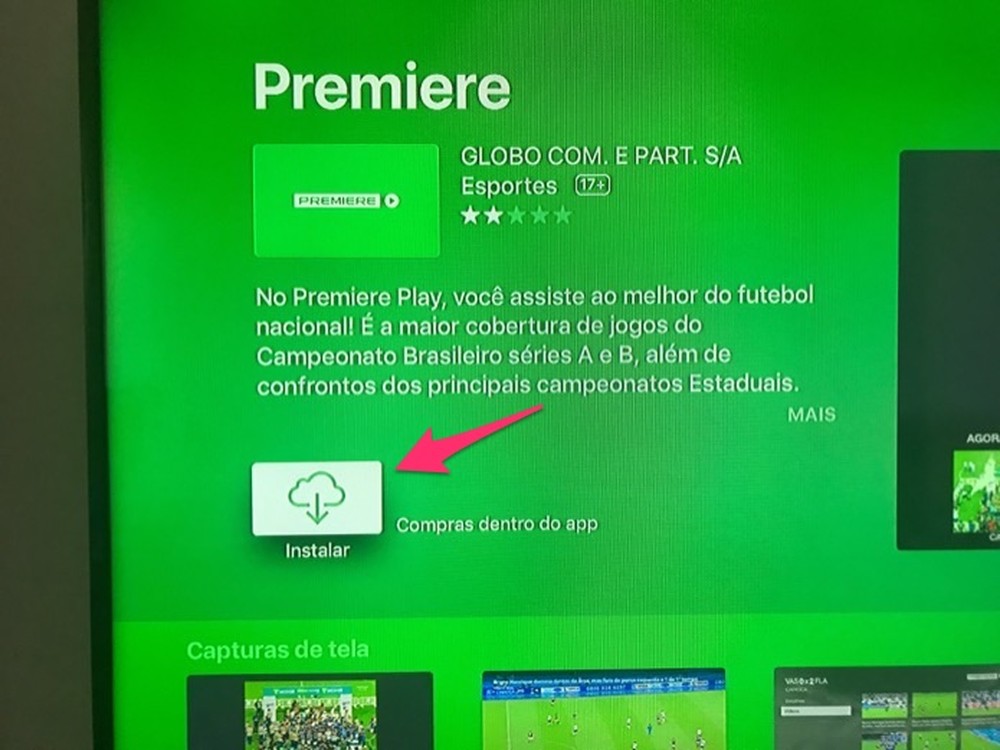 Como usar o Premiere Play na Apple TV