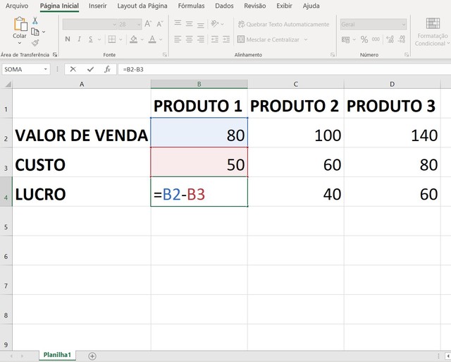 Como subtrair no Microsoft Excel (porcentagem, horas, datas e mais)