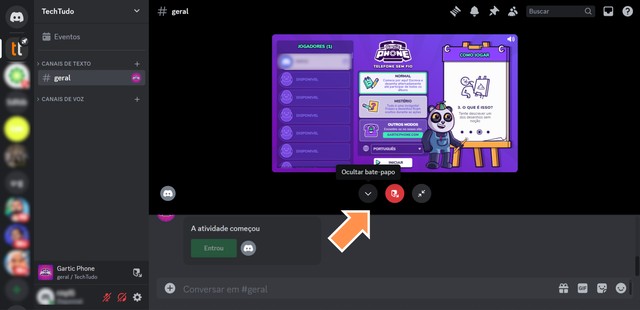Gartic Phone no Discord: como jogar com amigos na rede social