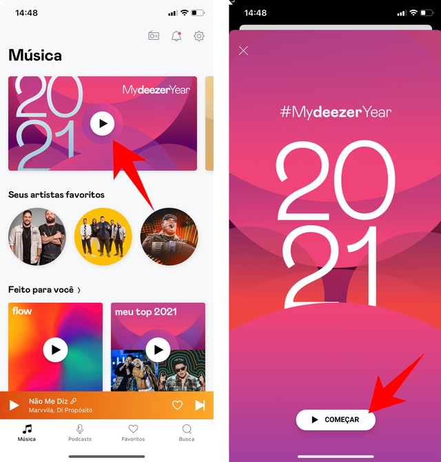 MyDeezerYear 2021: como ver retrospectiva Deezer de músicas mais ouvidas