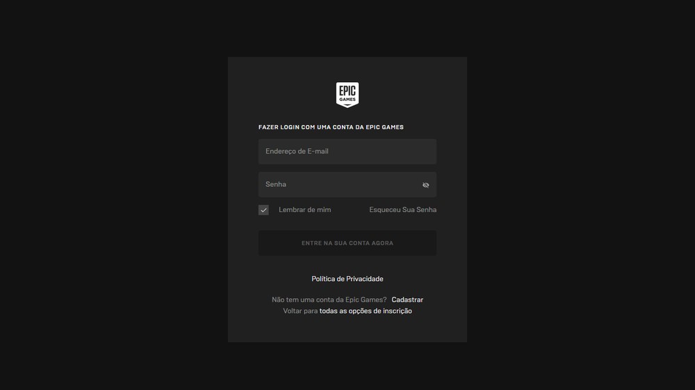 Fortnite: como mudar o e-mail da conta Epic Games