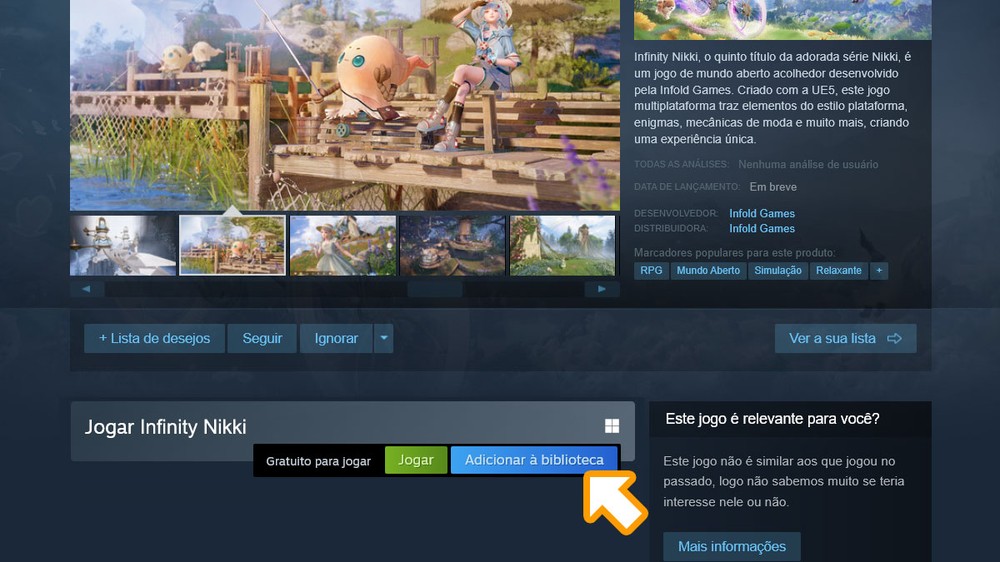 Infinity Nikki chega no Steam? Veja gameplay, códigos, download e mais