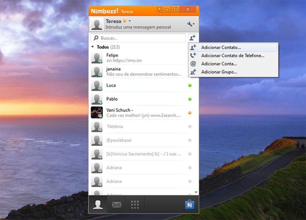Como usar o Nimbuzz no celular ou PC