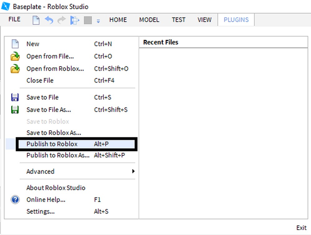 Como criar um jogo no Roblox