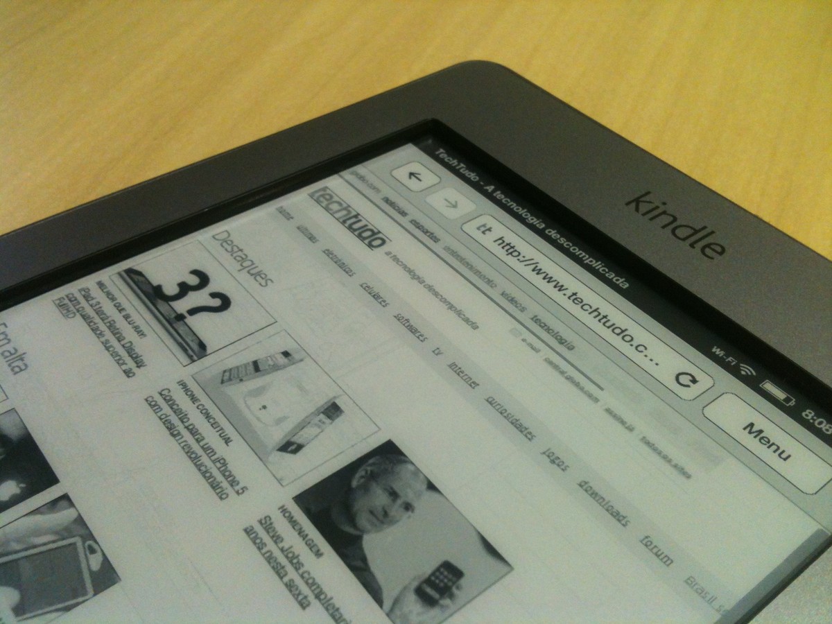 Amazon Kindle chegará ao Brasil a R$199