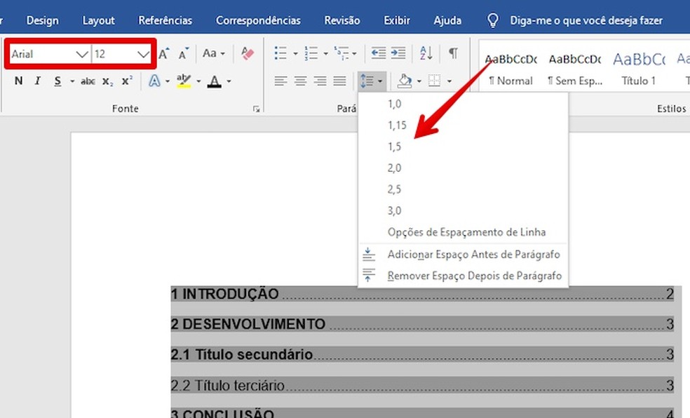Como fazer sumário no Word