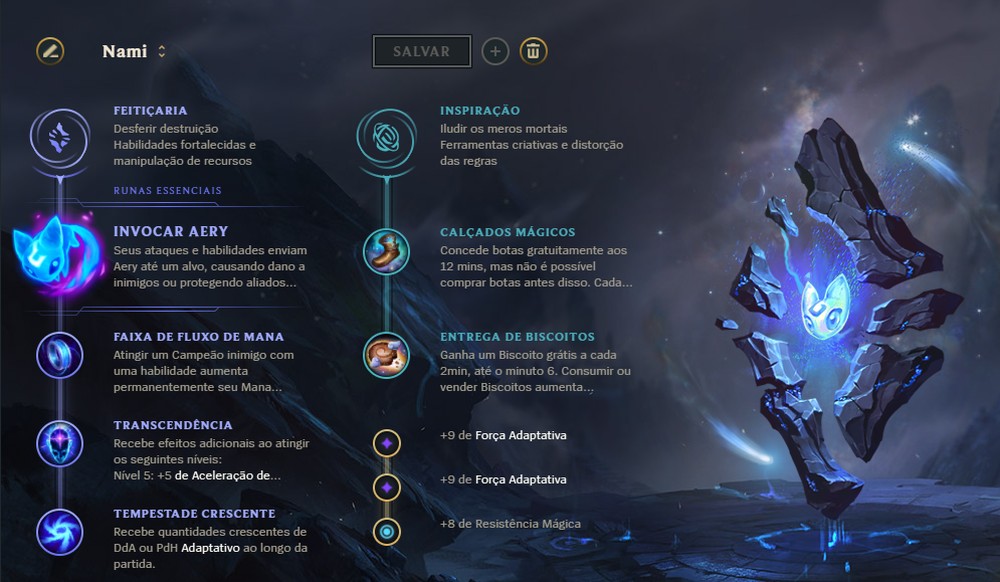 Como jogar de Nami no LOL: guia com dicas de runas, builds e counters
