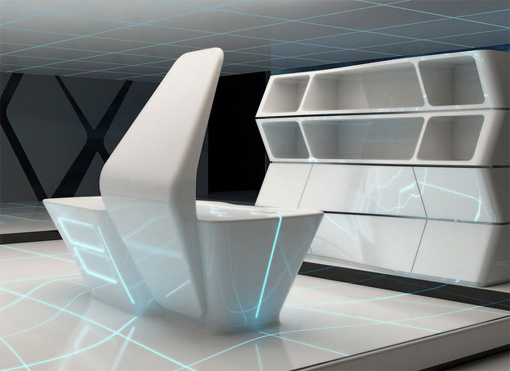 Que tal ter o visual do filme TRON no seu quarto, no banheiro ou na ...