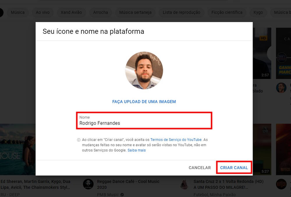 Como verificar uma conta do YouTube
