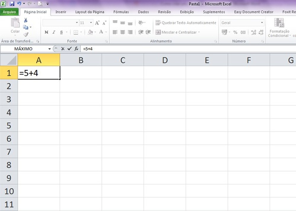 Como criar uma fórmula no Excel