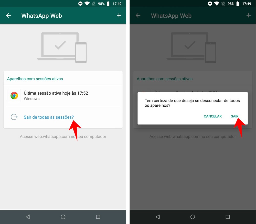 Como usar o WhatsApp Web no celular