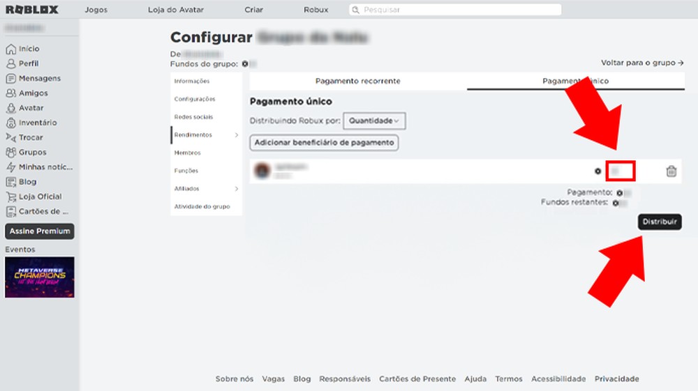 Como dar Robux para seu amigo no Roblox