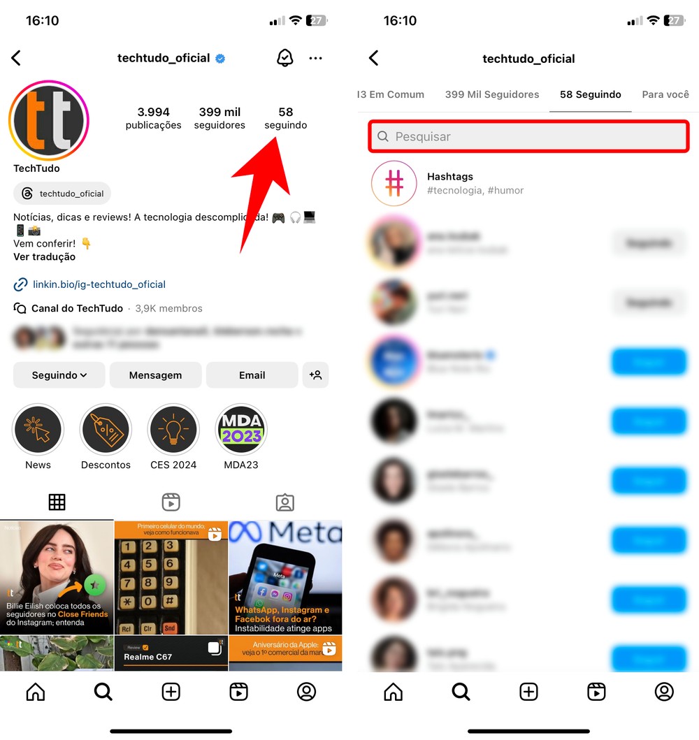 Como ver quem não me segue de volta no Instagram?