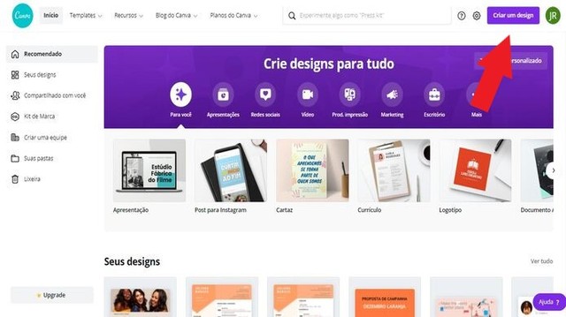 Como agrupar no Canva pelo celular ou pelo PC