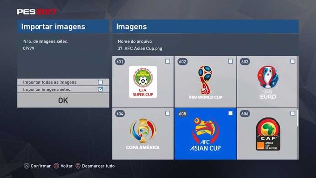 Como instalar Option Files para personalizar o PES 2017