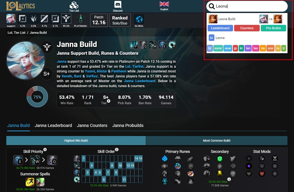 LoLalytics: como usar o site para ver builds, meta e estatísticas do MOBA