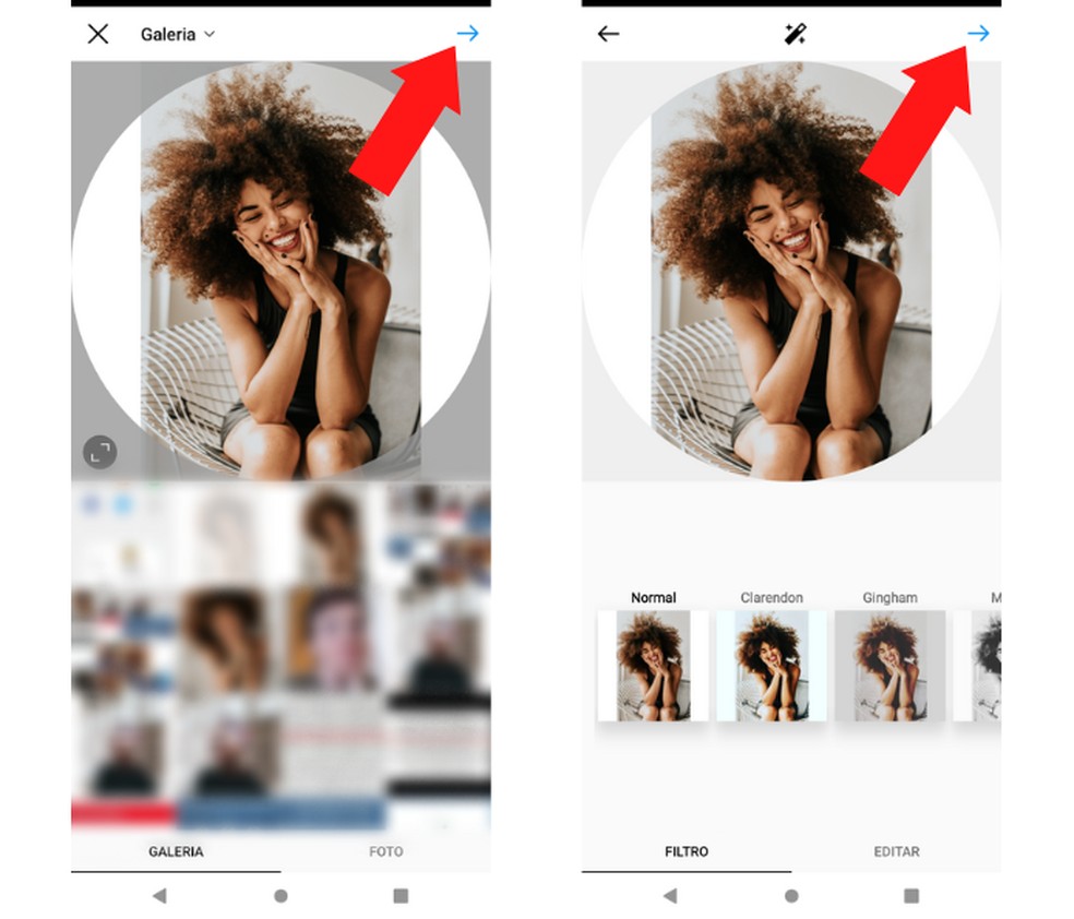 Como colocar foto inteira no perfil do Instagram