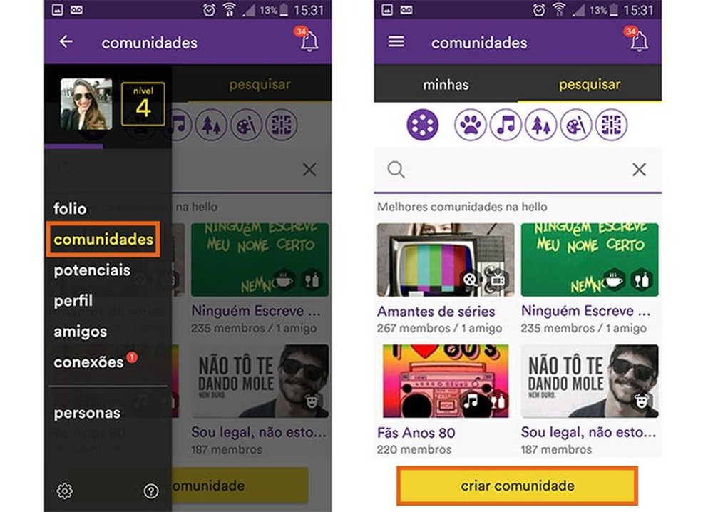 Como criar e usar comunidades da Hello, rede social do fundador do Orkut