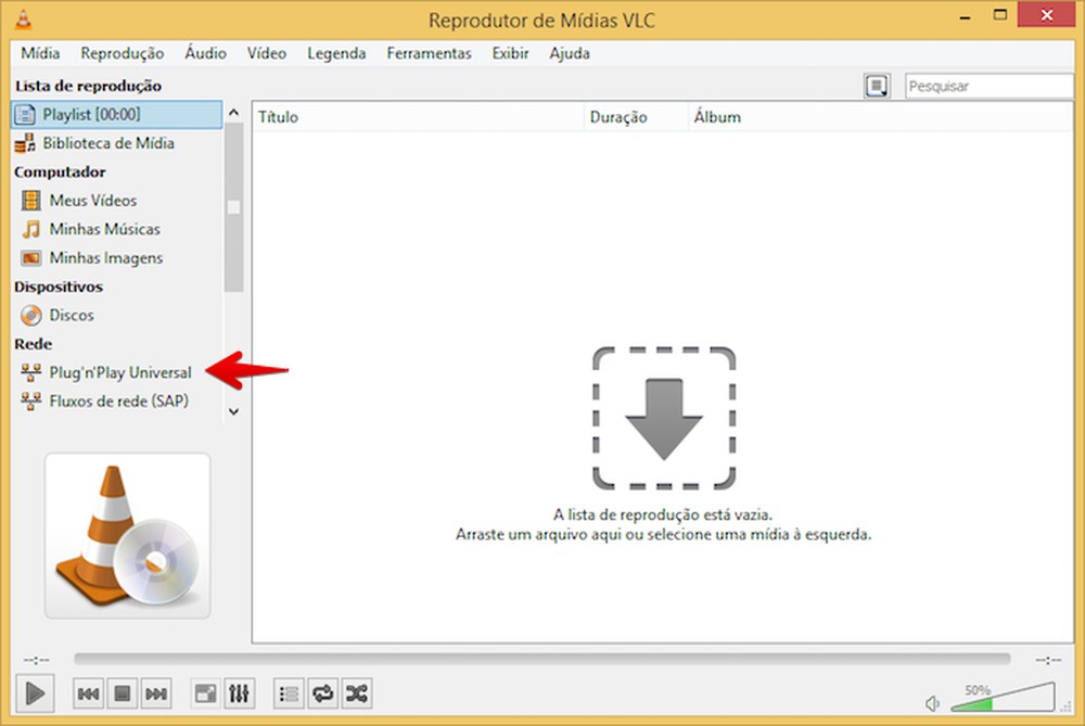 Como conectar o VLC a um servidor DLNA