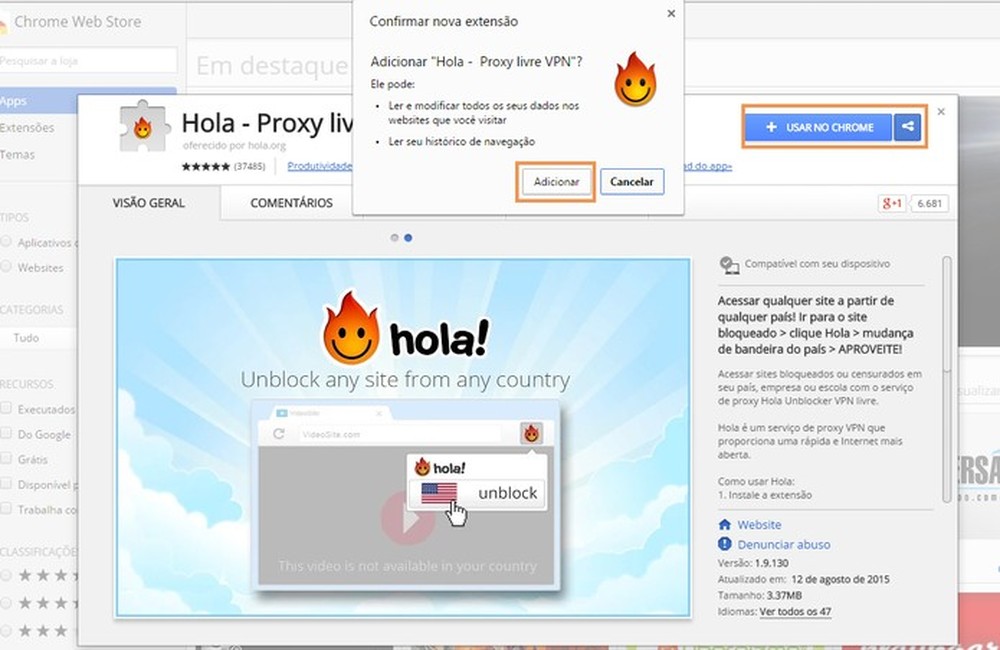 Como usar o Hola VPN para acessar sites de outros países