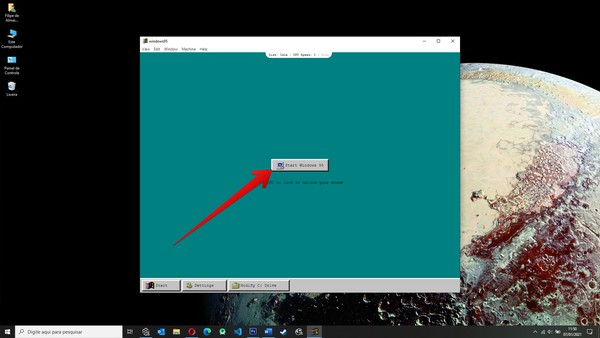 Como instalar app que simula Windows 95