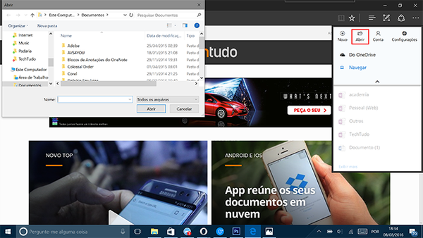 Como usar Office Online no Microsoft Edge