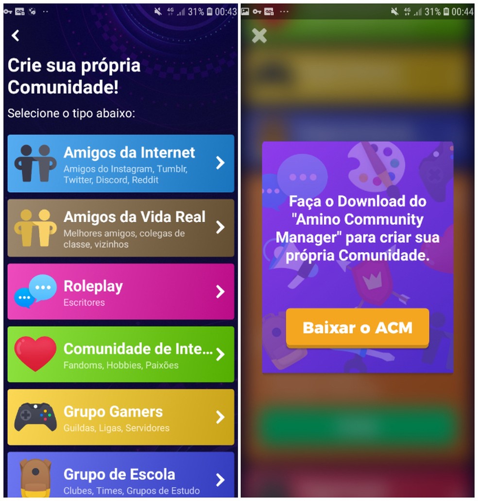 Amino Apps: como baixar e usar a rede social online