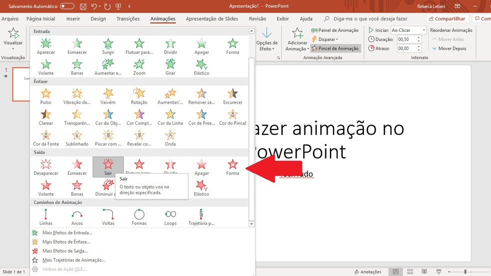 Tutorial De Animacao Em Powerpoint