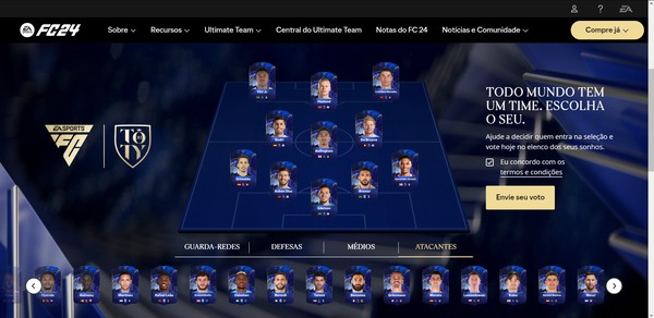 EA FC 24: como votar no Team of the Year 2024 do Ultimate Team