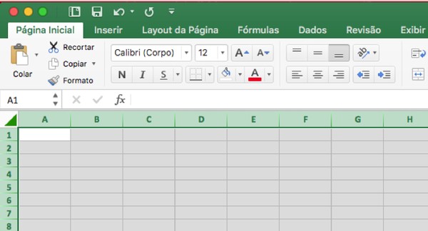 Como intercalar cores nas linhas do Excel