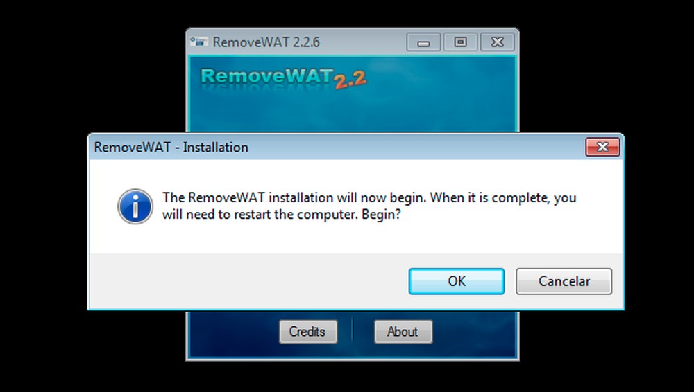 Como remover o WAT do Windows 7