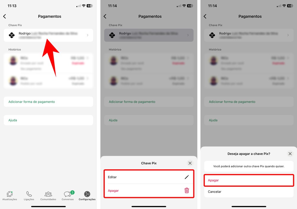 Como colocar Pix no WhatsApp: veja passo a passo