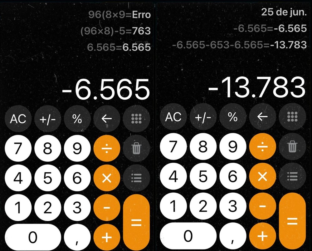 Como ver o histórico da calculadora do iPhone (iOS)