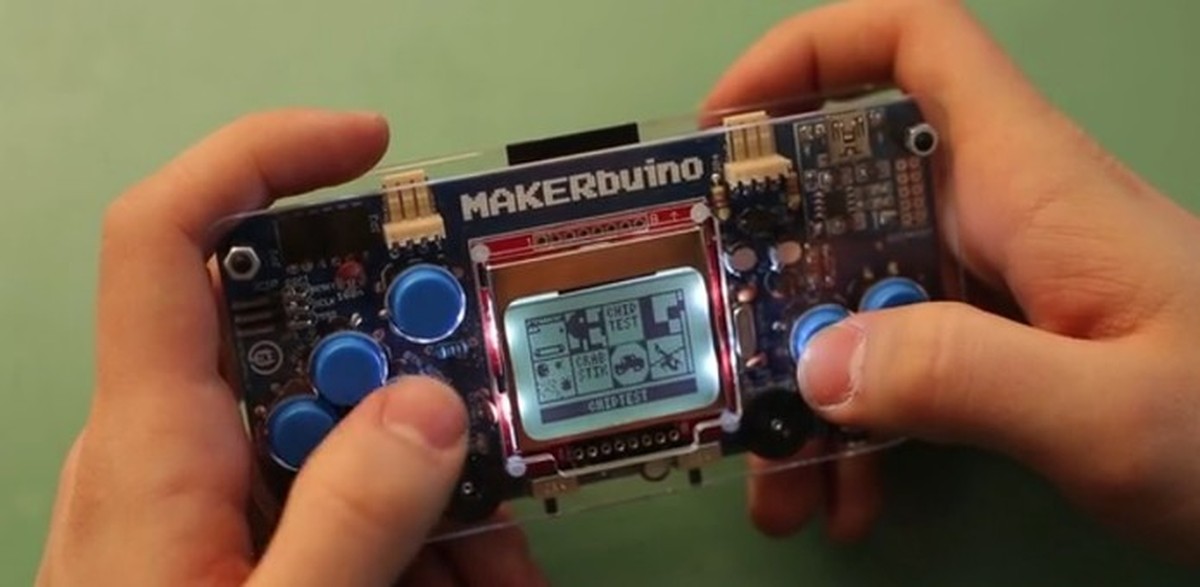 Makerbuino: construa seu próprio console retrô com jogos clássicos