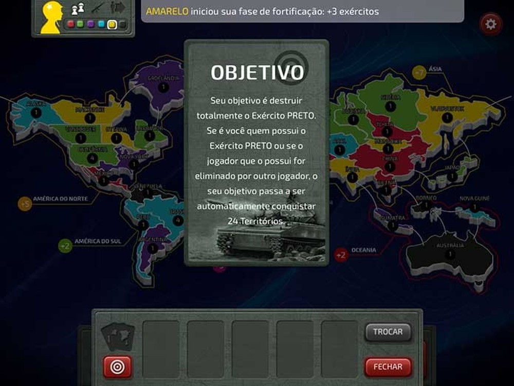 Como jogar War online