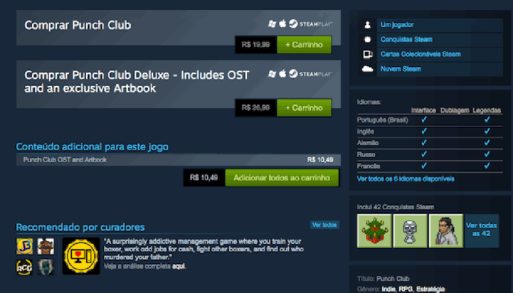 Como fazer download de Punch Club e instalar no PC