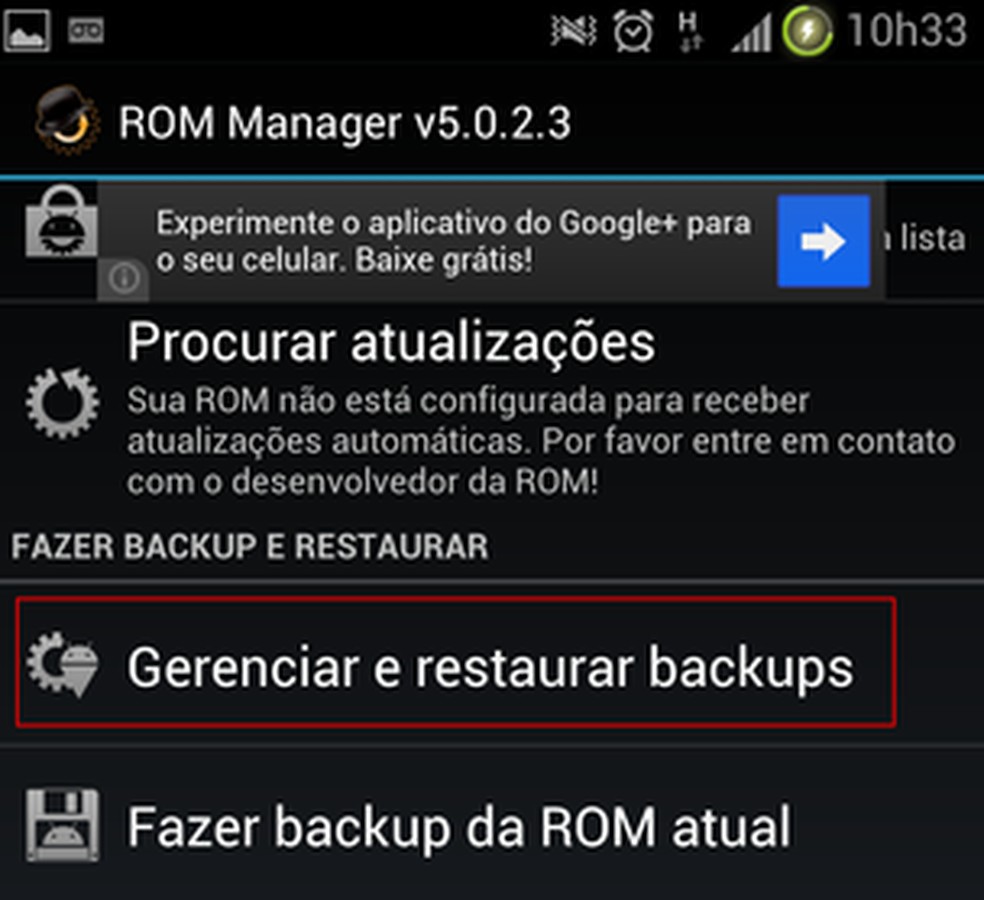 Saiba como fazer backup de ROM no Android