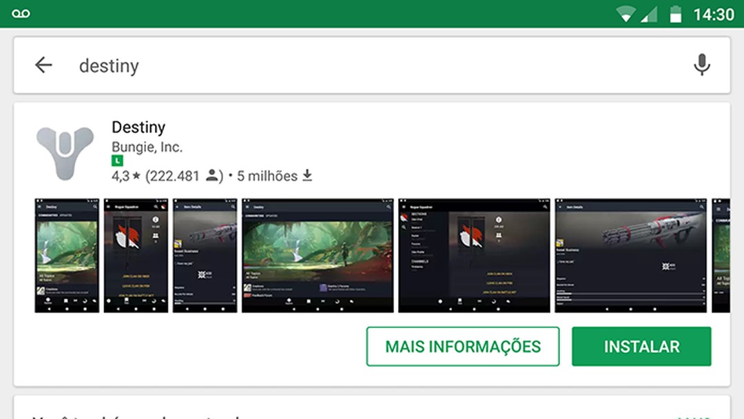 Destiny Companion | Software | TechTudo