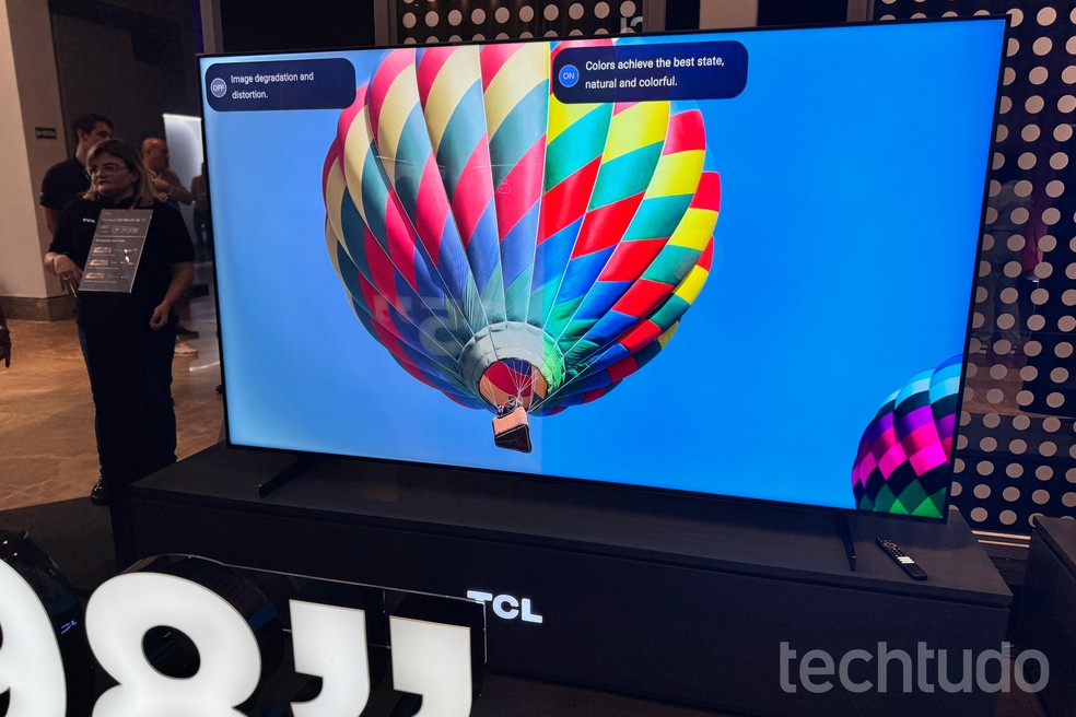 TCL lança 'maior TV do Brasil' com 115 polegadas; veja detalhes