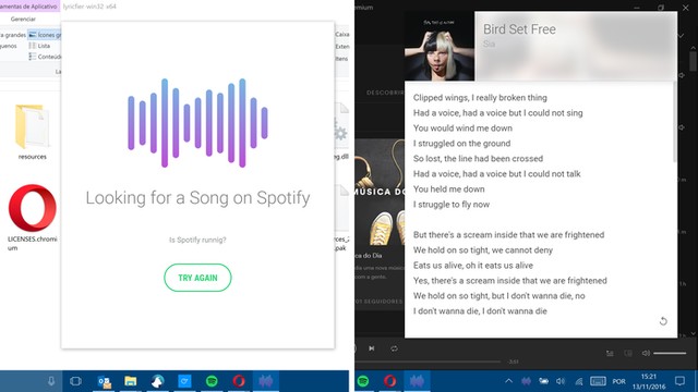 Como exibir as letras das músicas no Spotify