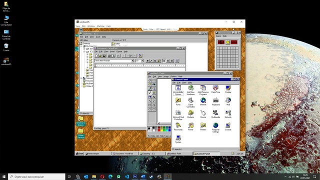 Como instalar app que simula Windows 95