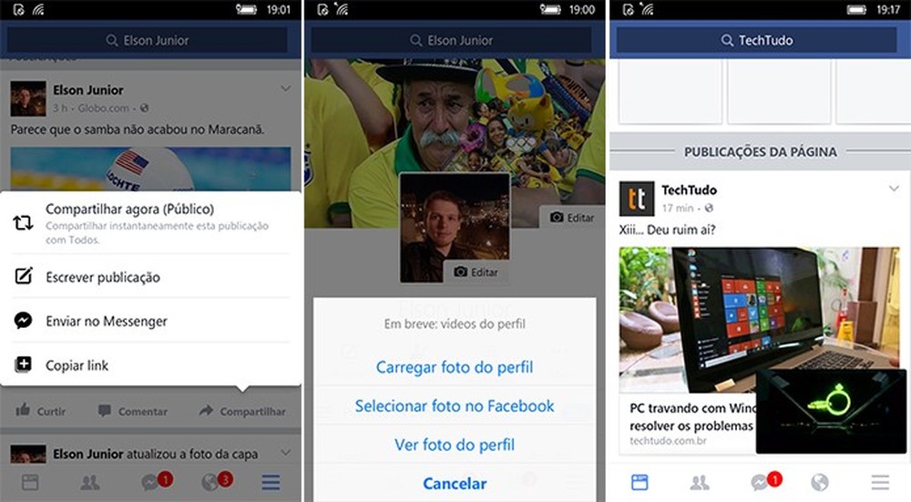 Facebook ganha app oficial no Windows 10 Mobile; veja o que muda