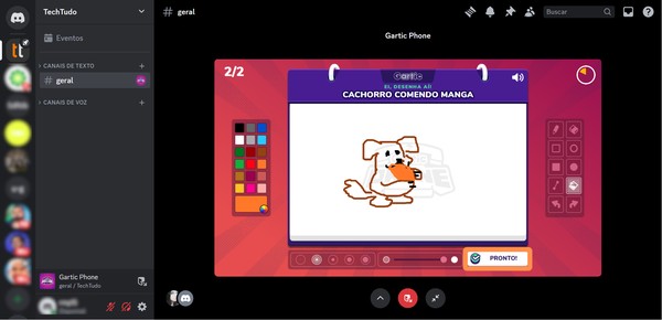 Gartic Phone no Discord: como jogar com amigos na rede social