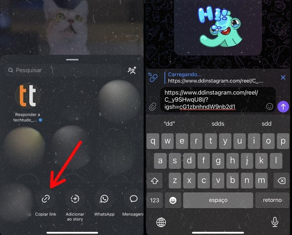 Quer baixar Reels do Instagram? Saiba usar truque nativo do Telegram
