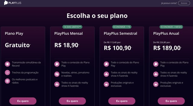 Playplus: como assinar, planos, valores e catálogo do streaming da Record