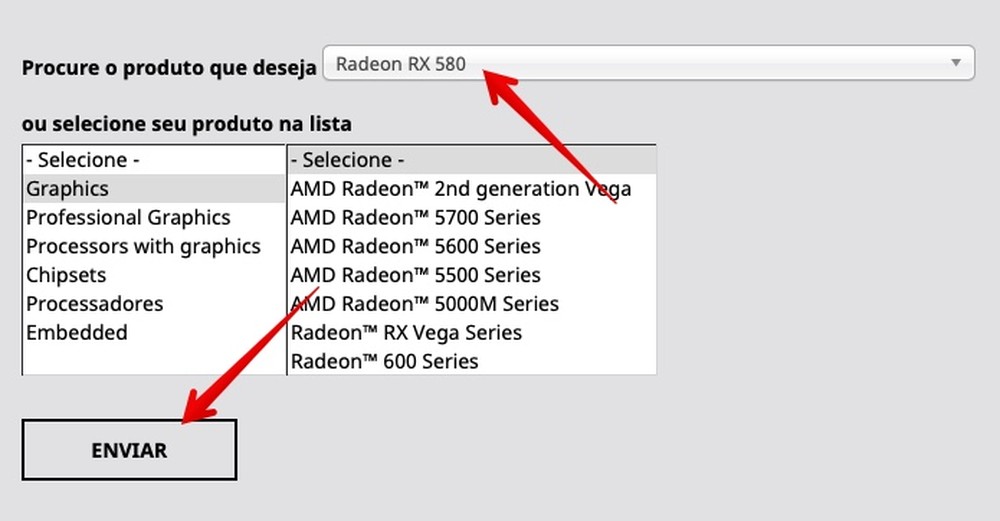 Como atualizar o driver da placa de vídeo RX 580