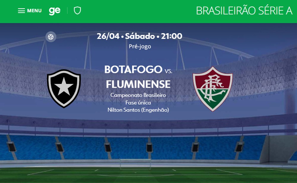 Botafogo x Fluminense ao vivo hoje: horário e onde assistir ao Brasileirão