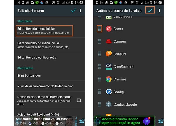 Taskbar: personalize seu menu e deixe o Android com cara de Windows